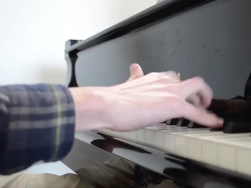 John Earnest can play piano but needs to relax his wrist - XYZ